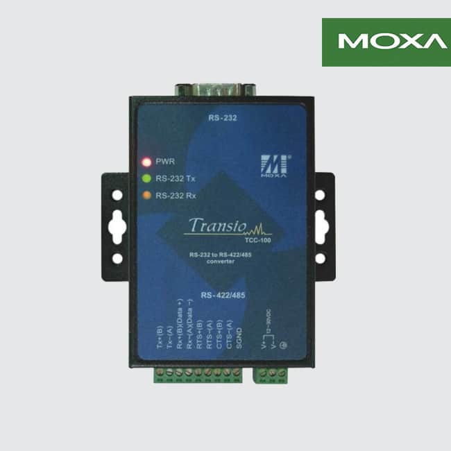 Moxa TCC-100 Industrial RS-232 to RS-422/485 converter