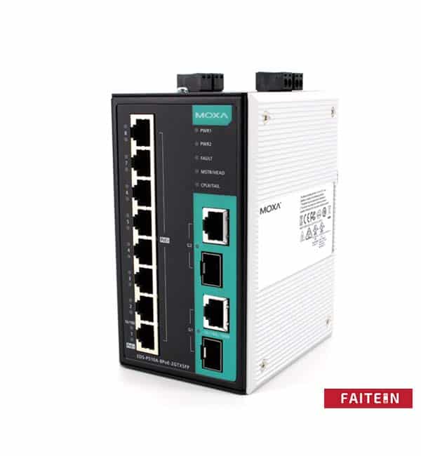 EDS-P510A-8PoE-2GTXSFP-T Managed Ethernet PoE Switch