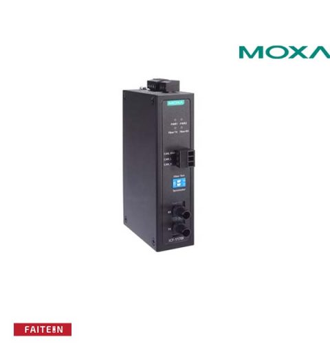 ICF-1170I-M-ST Industrial CAN bus to Fiber Optic Converter