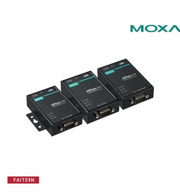 MOXA NPort 5230 2-port device server.