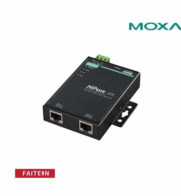 MOXA NPort 5230 2-port device server.