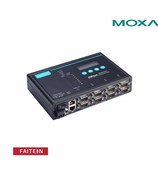 NPort 5650-8-DT 8-port RS-232/422/485 desktop device server.