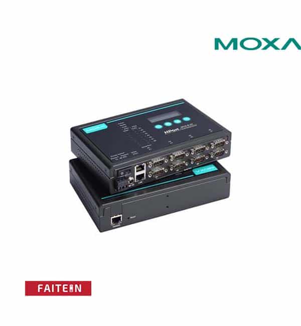 NPort 5650-8-DT 8-port RS-232/422/485 desktop device server.