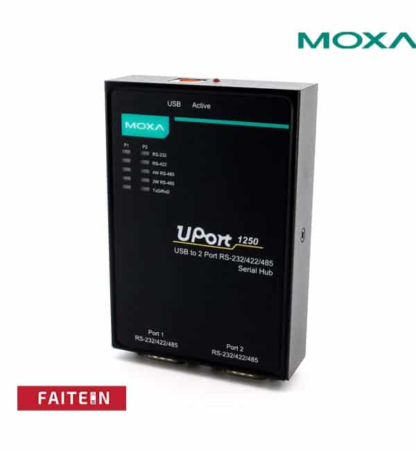 UPort 1250 2 Port USB-to-Serial Hub, RS-232/422/485