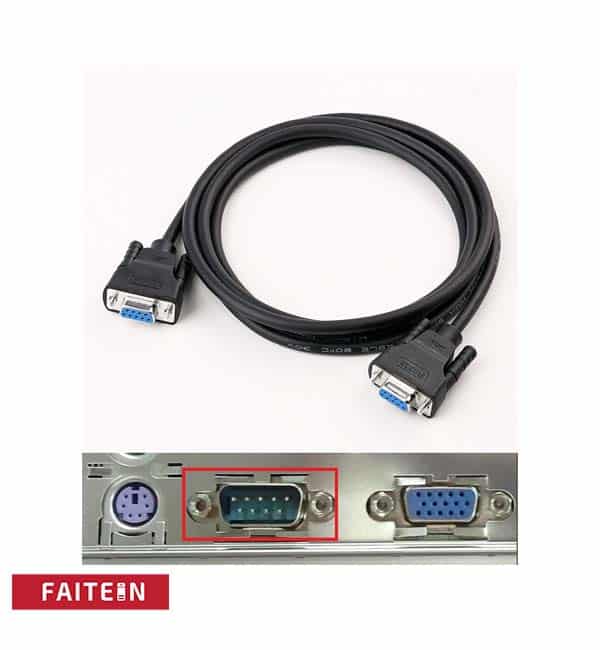 9pin Female-female Straight Serial cable 1.8M | Price in Dubai UAE